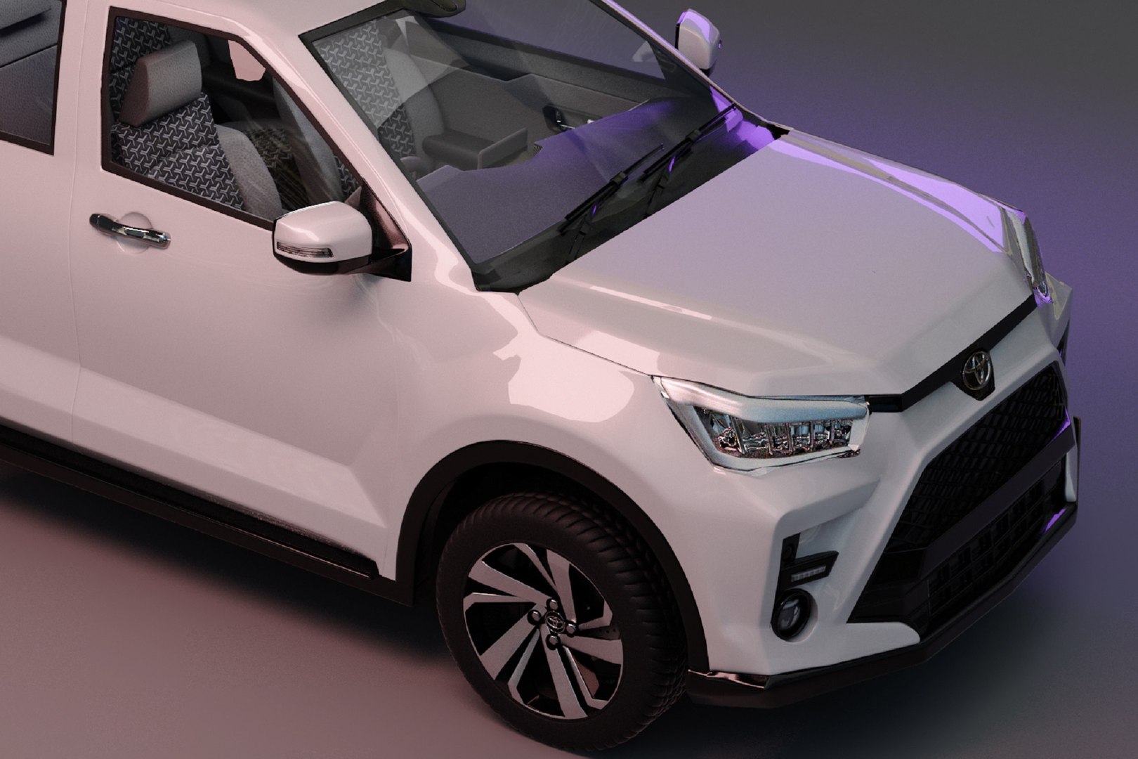 Toyota Raize And Interior 3D Model - TurboSquid 2382529