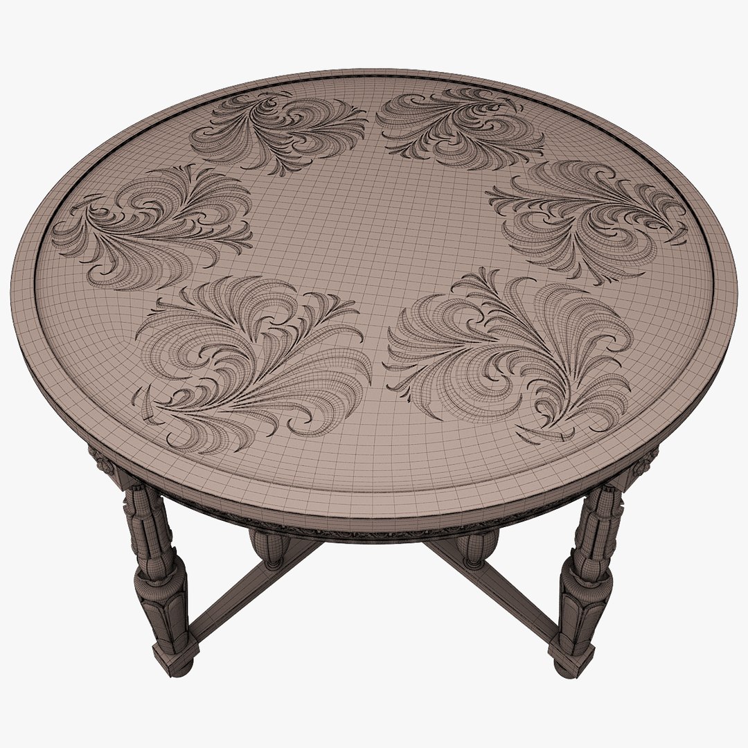table stone patterns 3d max