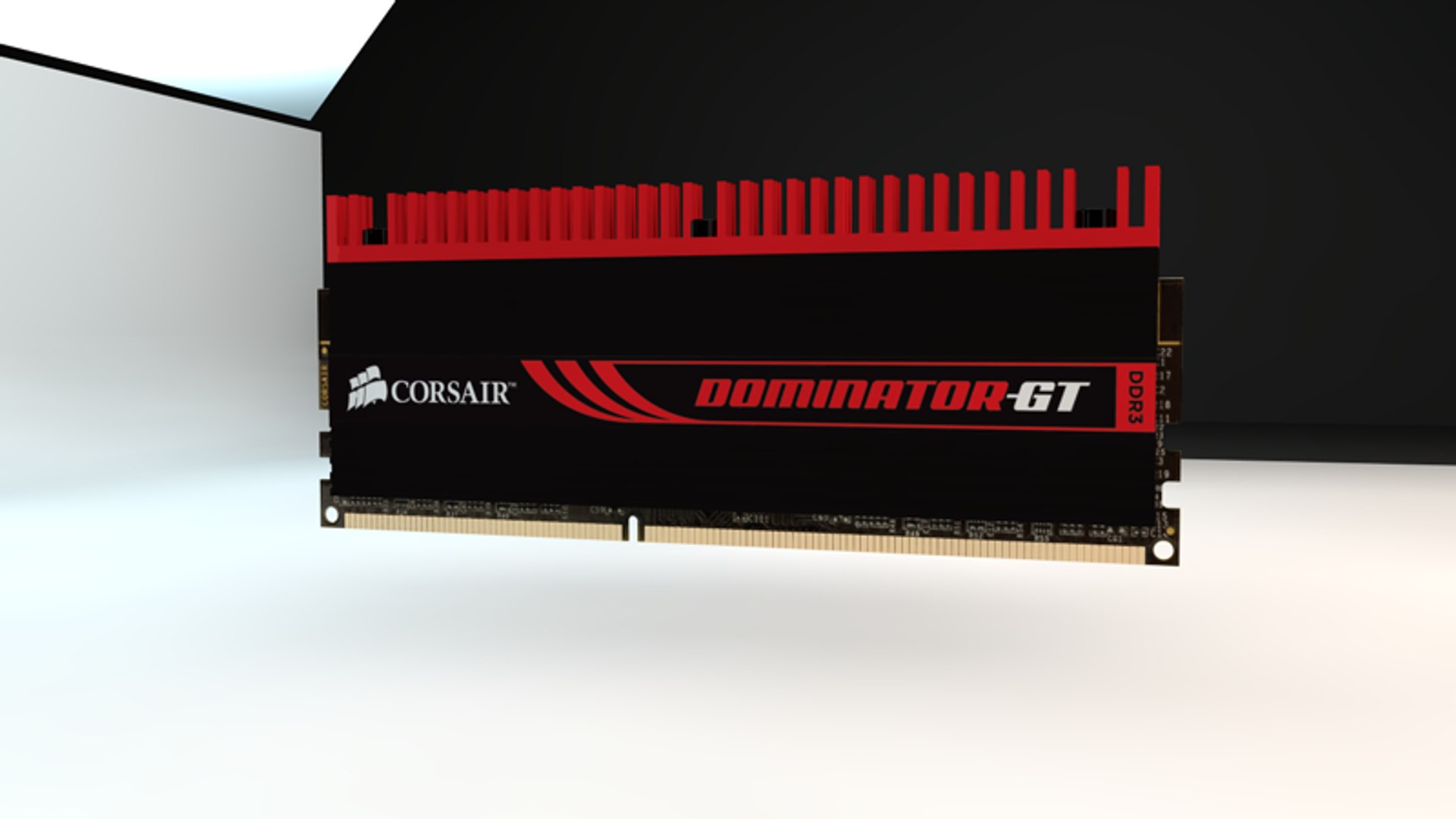 corsair dominator gt 6gb 3d model