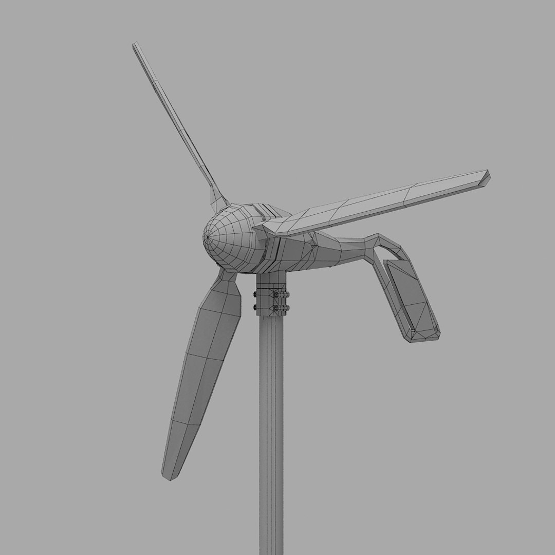 3d Model Of Wind Turbine