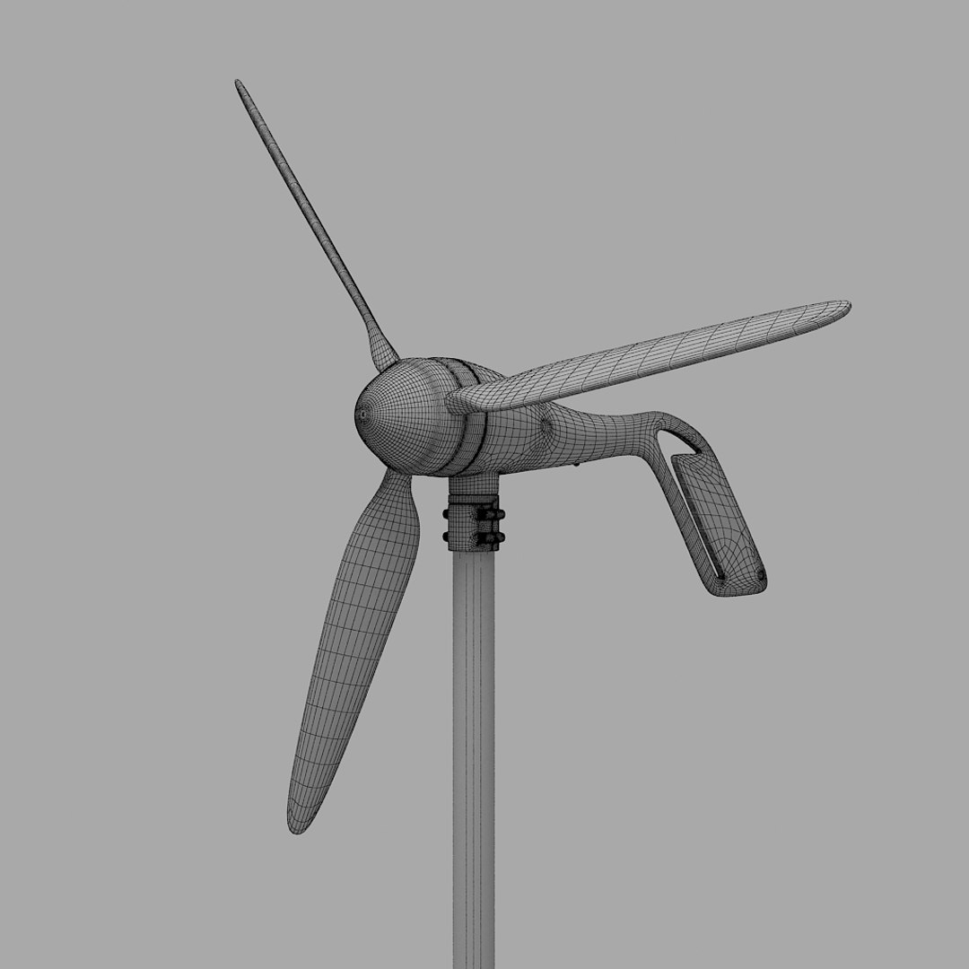 3d Model Of Wind Turbine