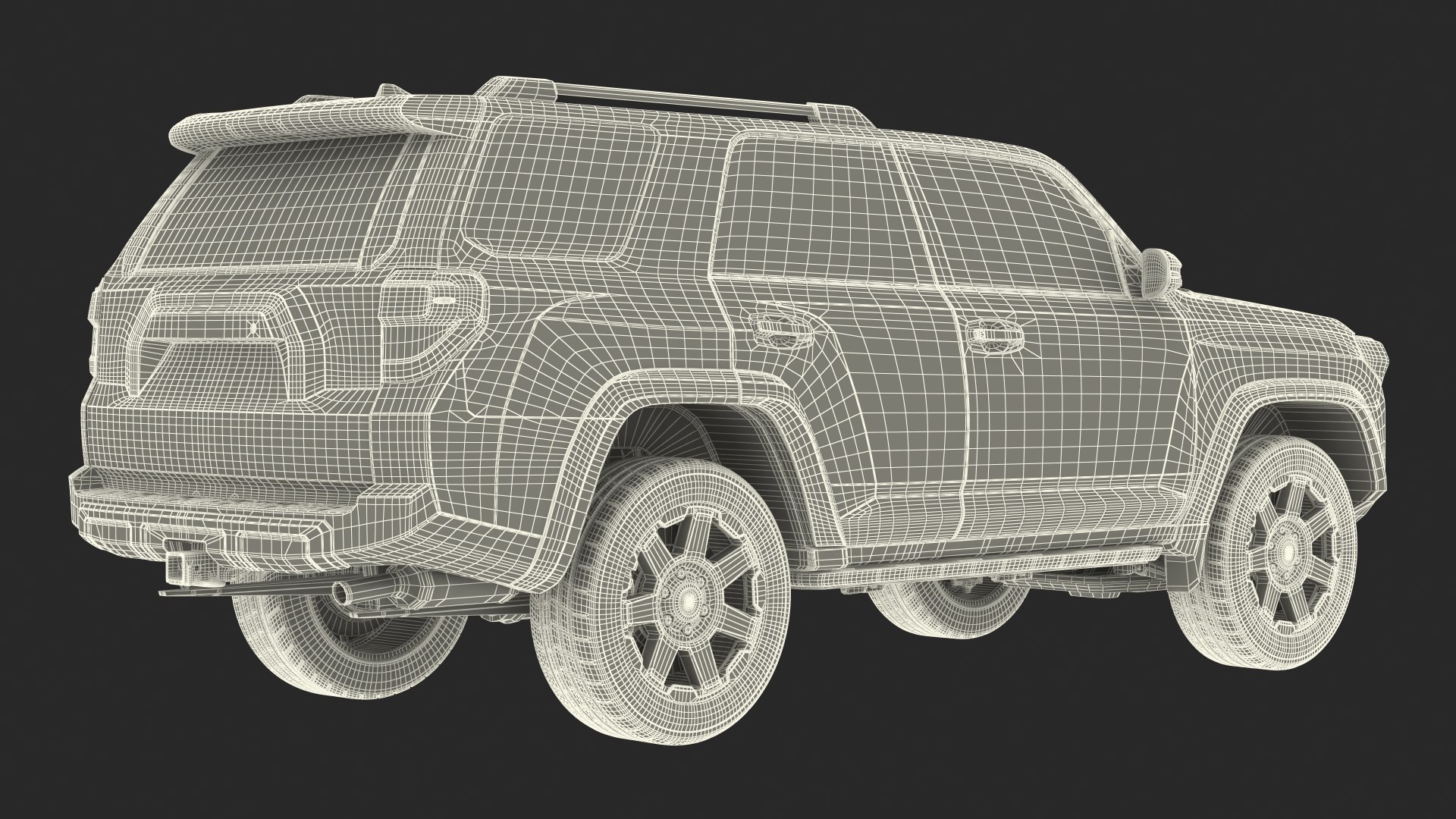 3D Model 4x4 Suv Generic Simple - TurboSquid 1519604