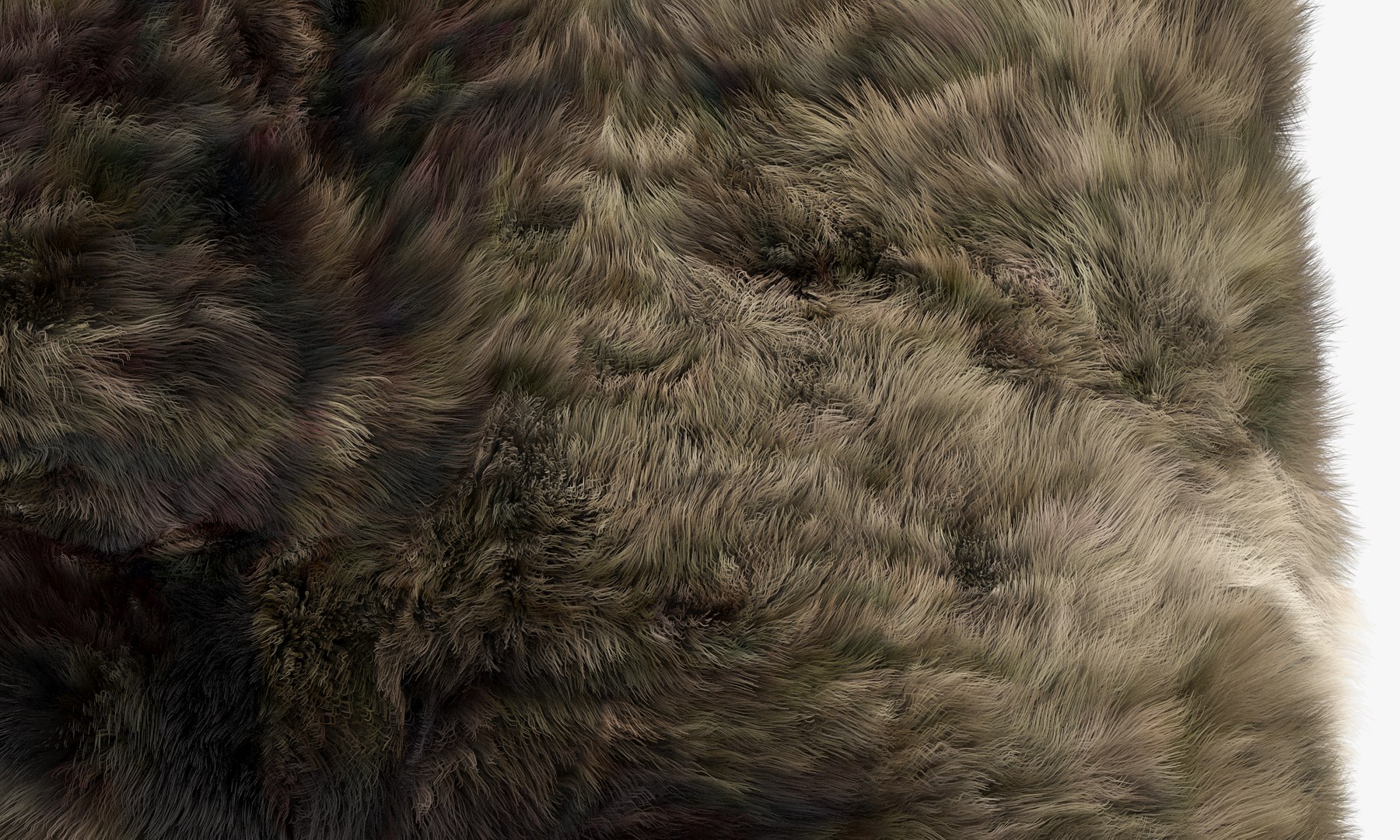 3D Fur Pillows Set 2 Model - TurboSquid 1974040