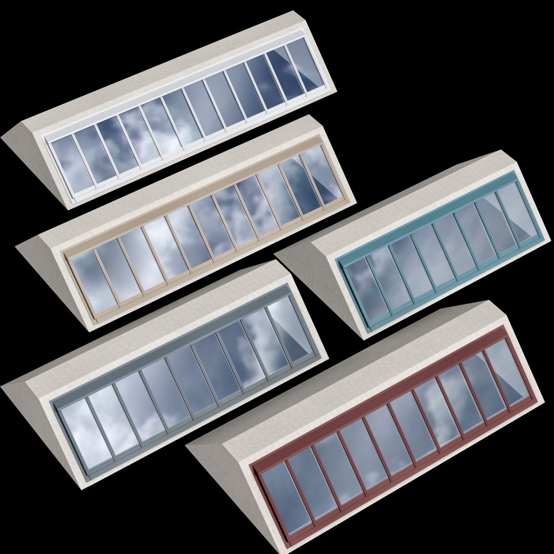Modular roof window dormer skylight rooflight 3D 모델 - TurboSquid 1914820