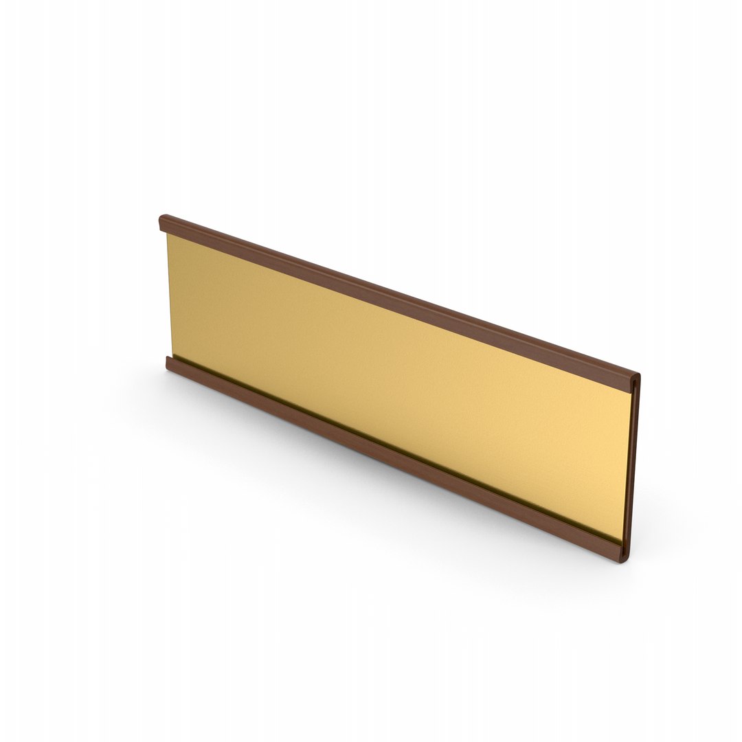 3D Name Plates Model - TurboSquid 1852820