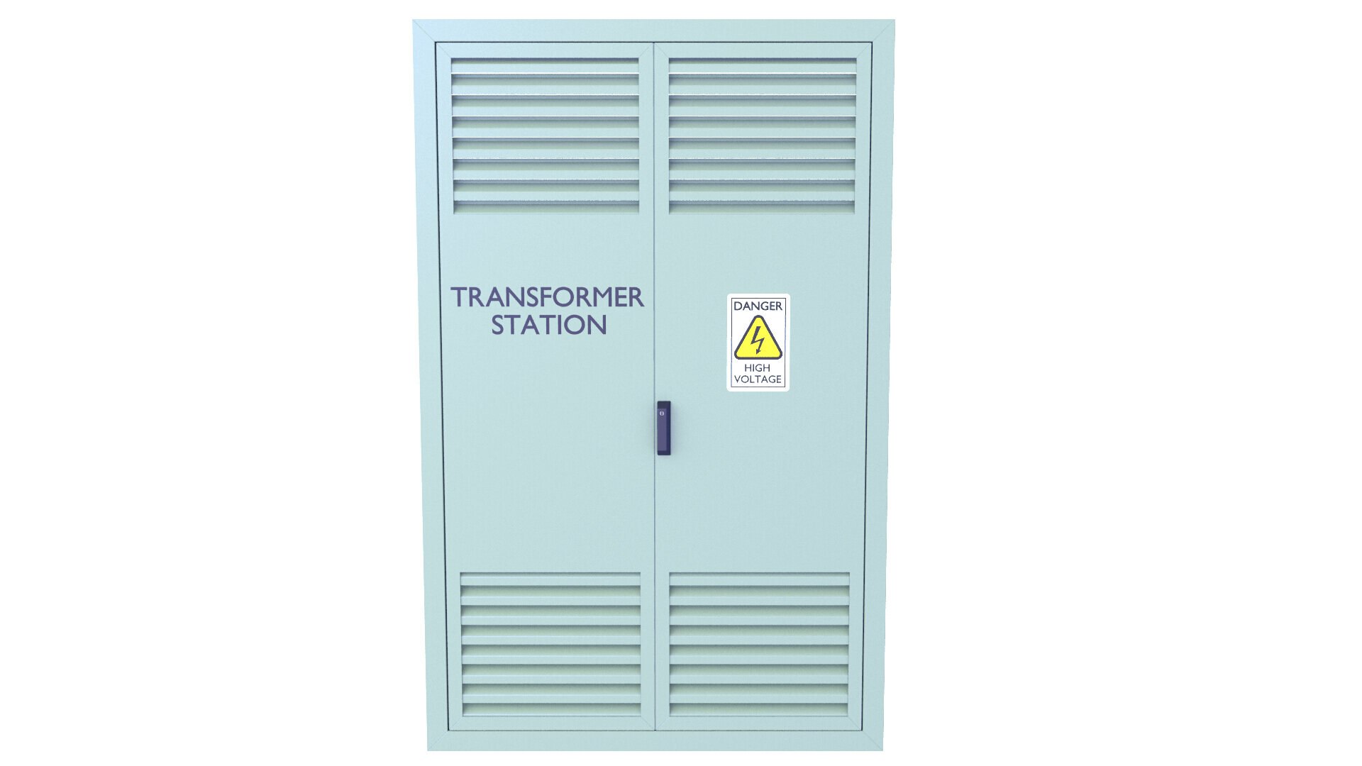 Industrial Substation Door 5 3D Model - TurboSquid 2096196