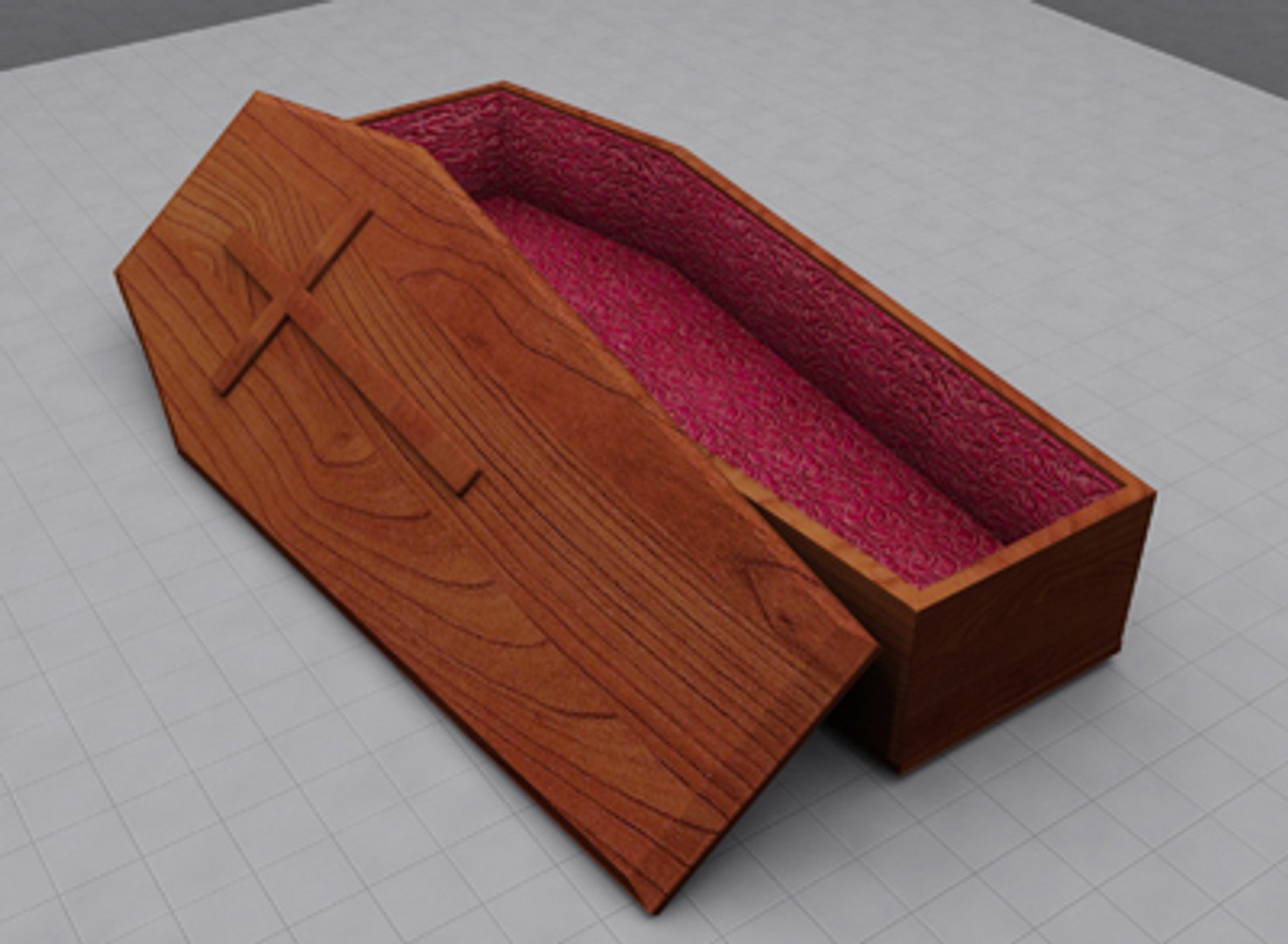 3d model coffin