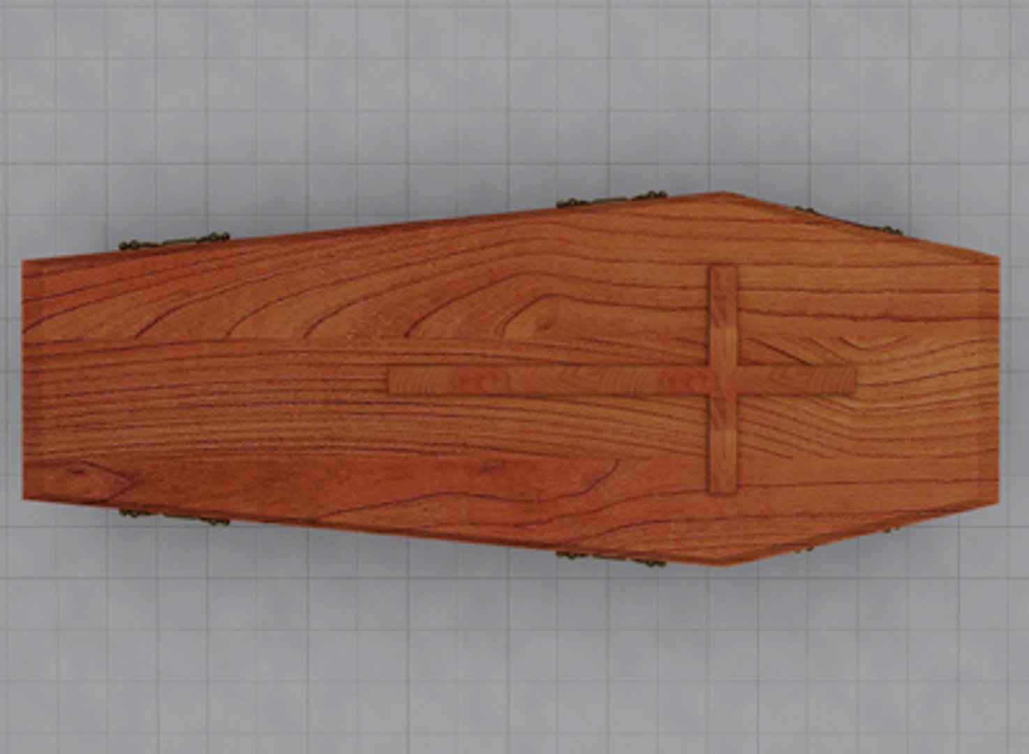 3d model coffin
