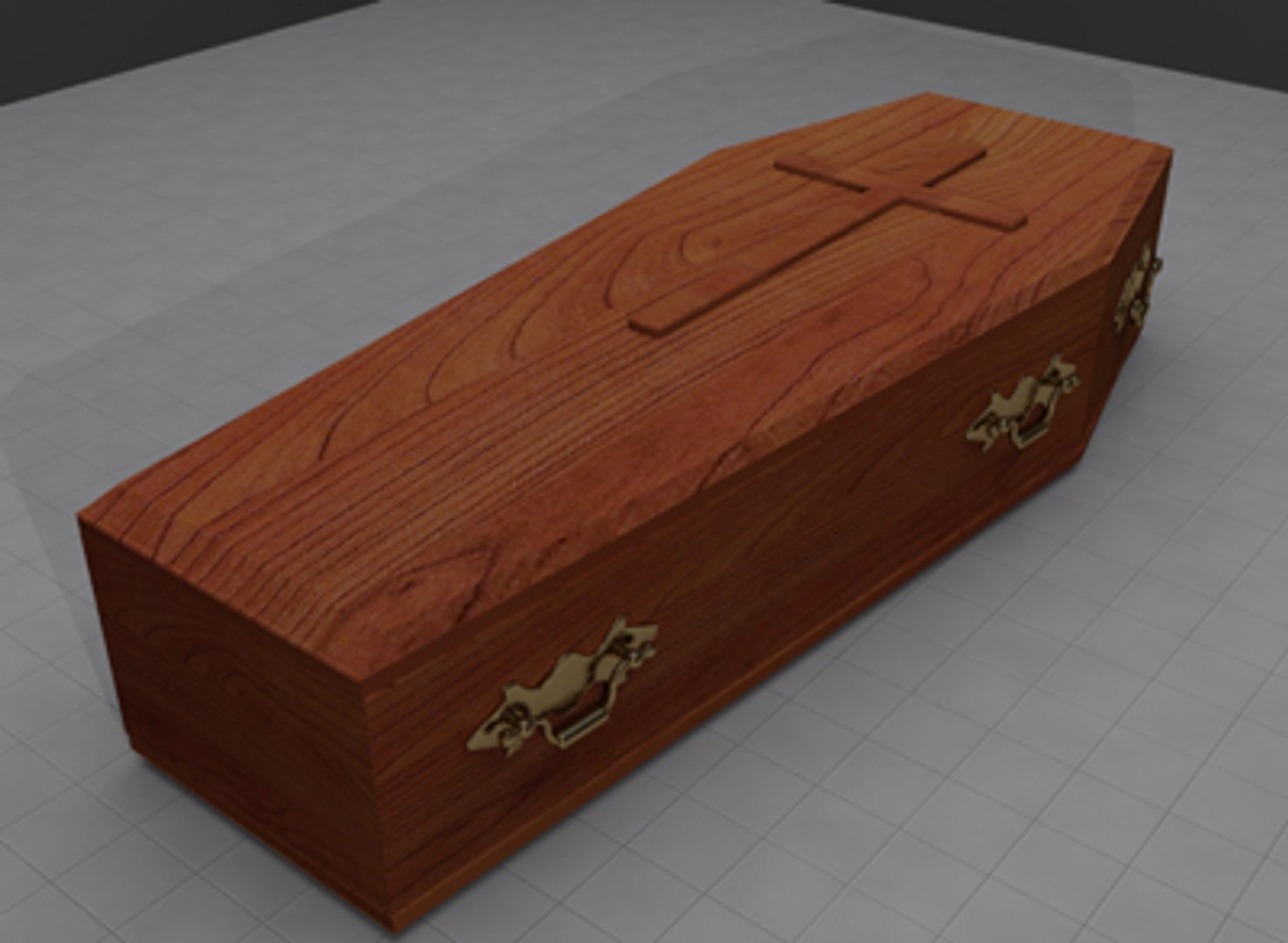 3d model coffin