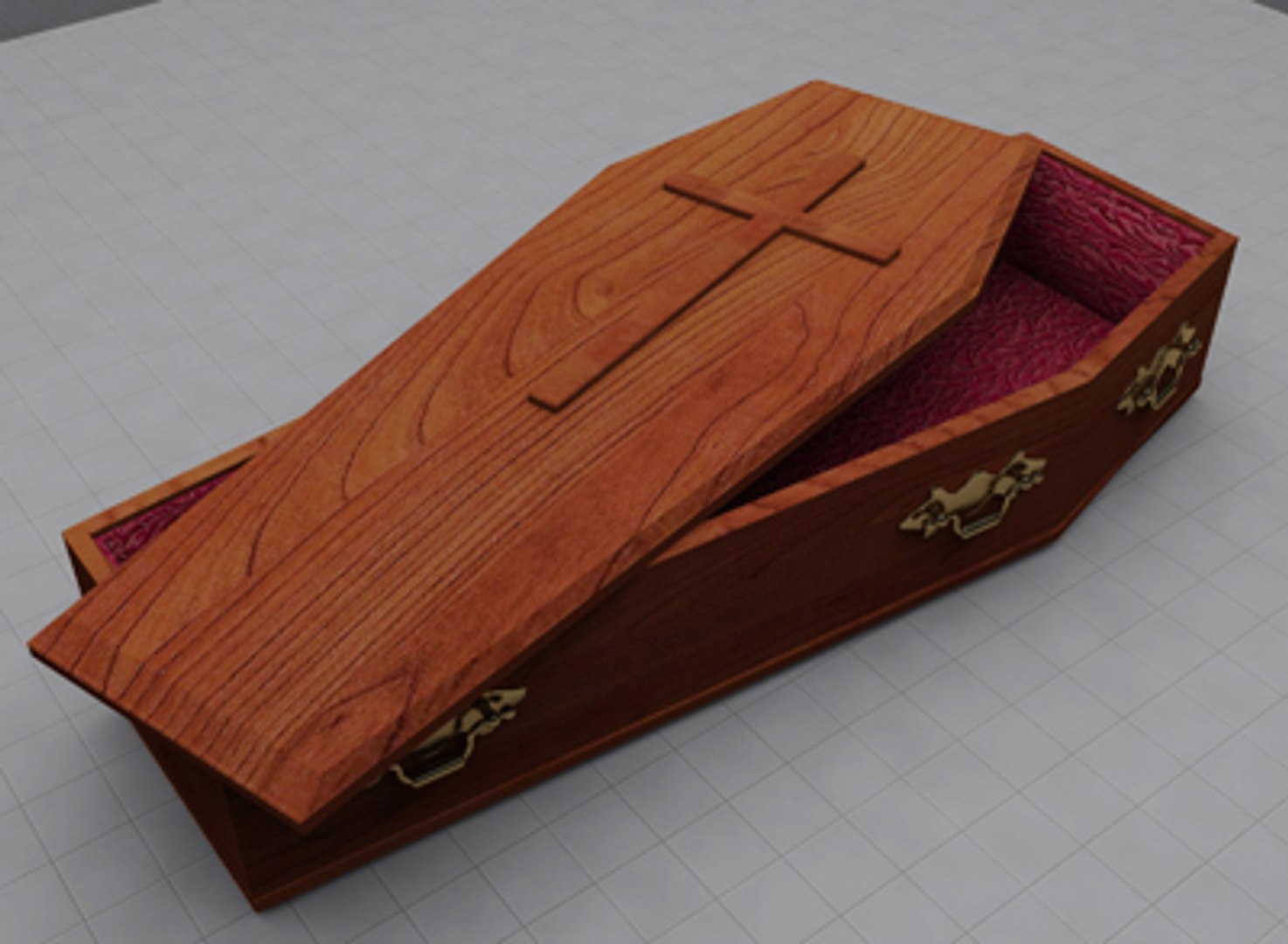 3d model coffin