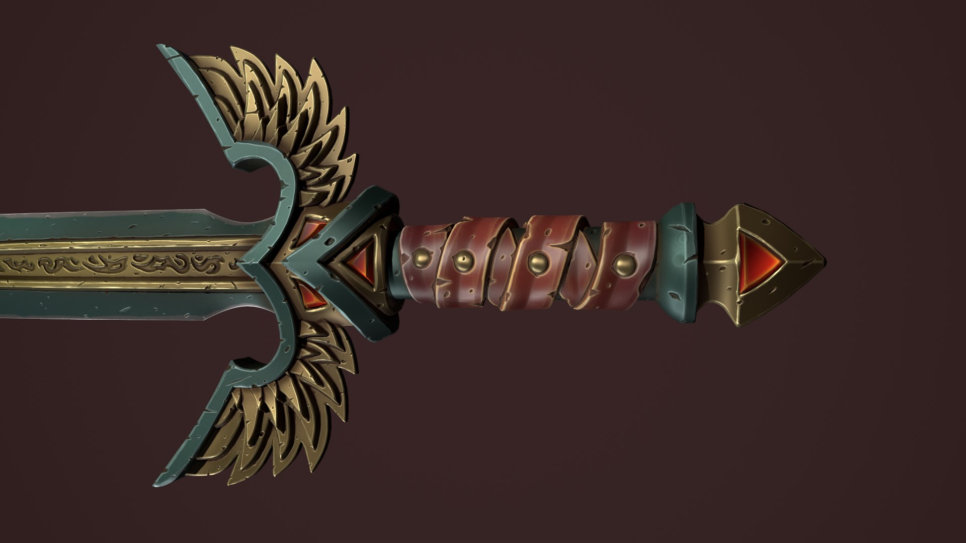 Rune Dagger 3D - TurboSquid 1820702