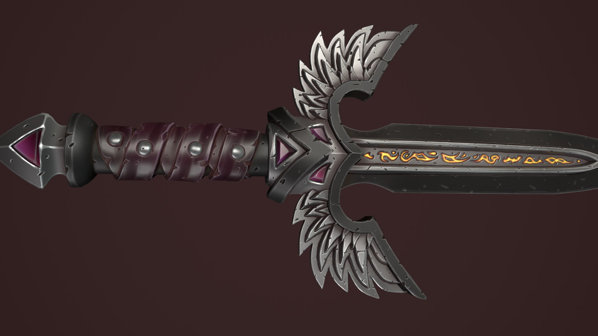Rune Dagger 3D - TurboSquid 1820702