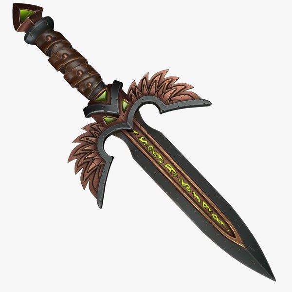 Rune dagger 3D - TurboSquid 1820702