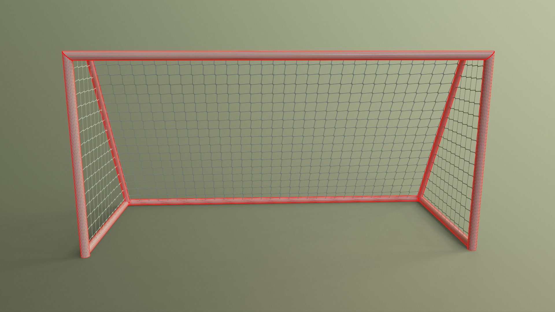 3D PBR Soccer Football Goal Post B - TurboSquid 1915082