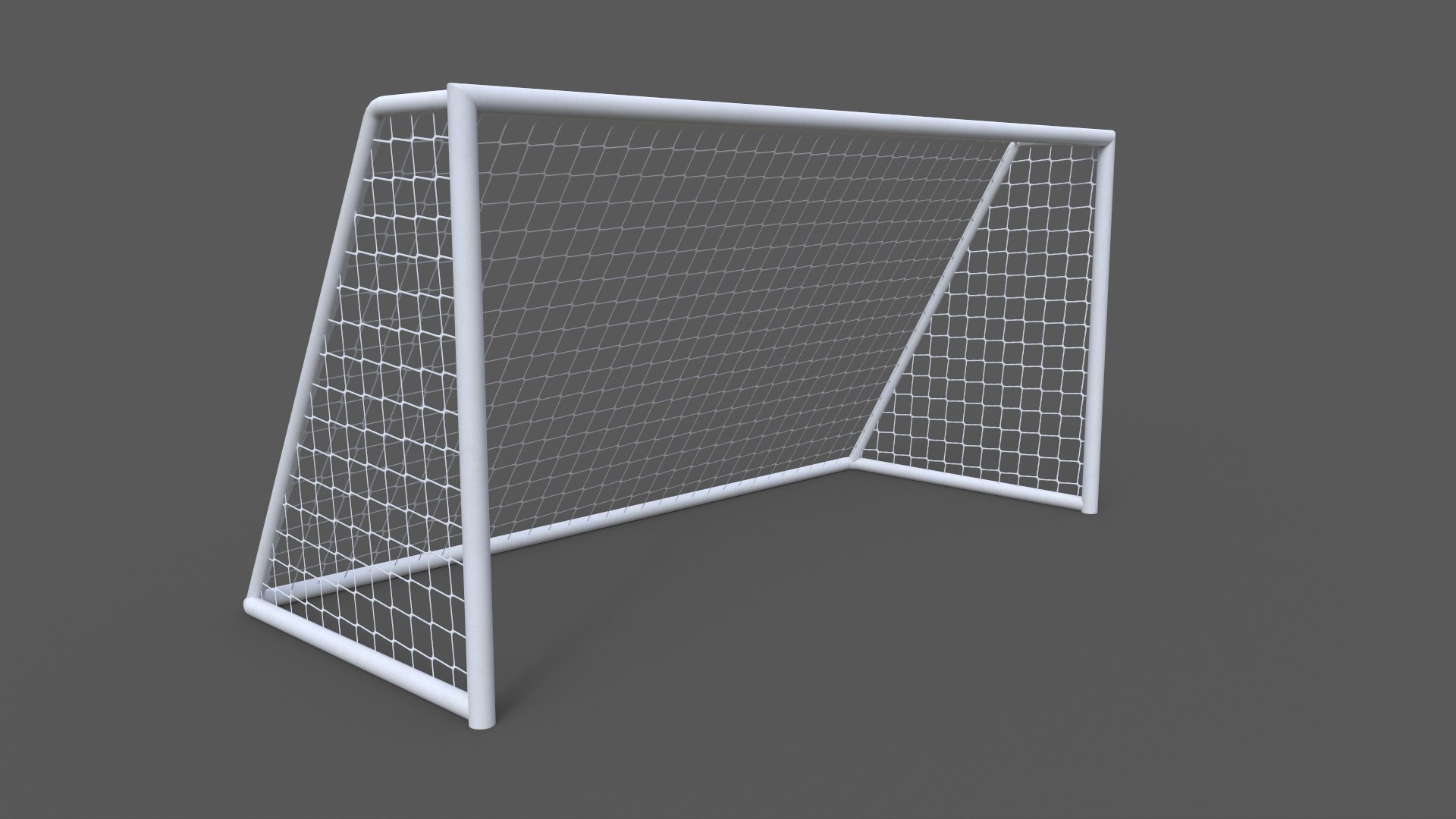 3D PBR Soccer Football Goal Post B - TurboSquid 1915082