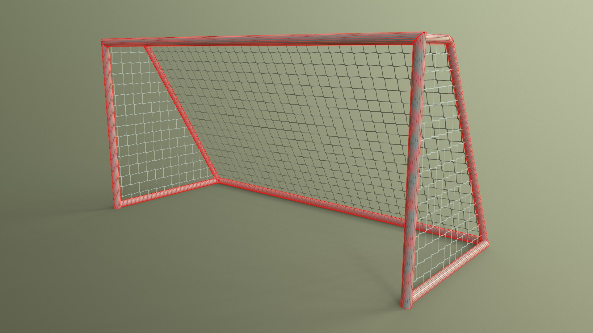 3D PBR Soccer Football Goal Post B - TurboSquid 1915082