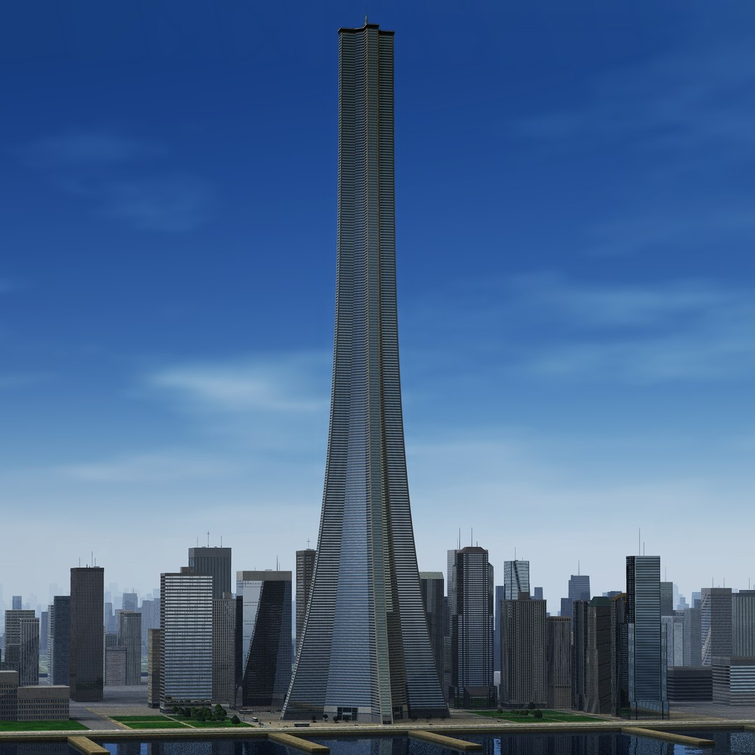 tall building 3d xsi