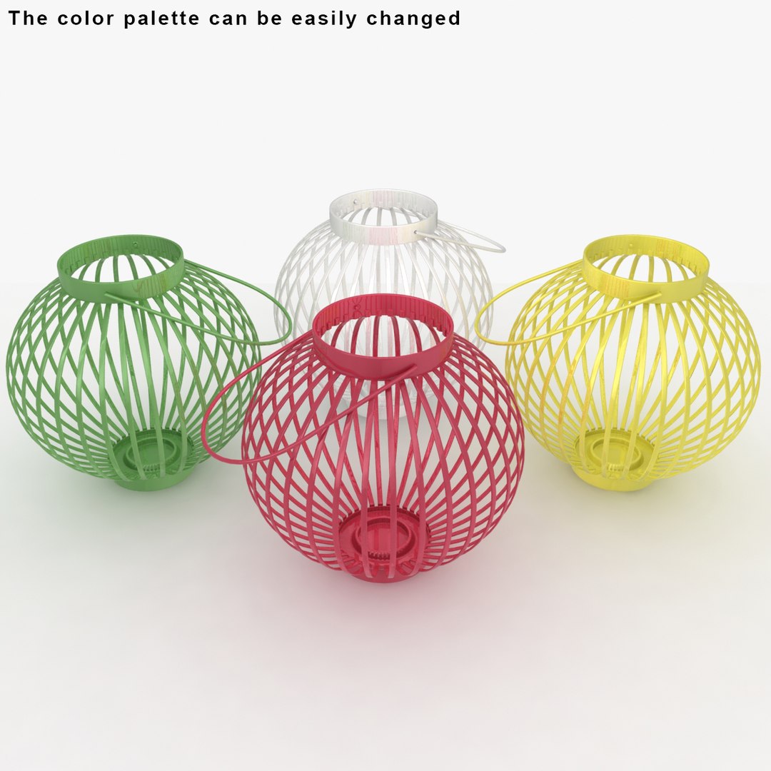 3dsmax Realistic Lantern 2 Lighting