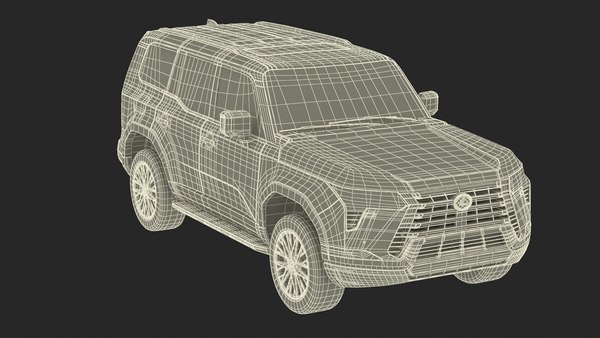 modelo 3d Lexus GX 550 SUV Premium Interior simple Rojo - TurboSquid ...