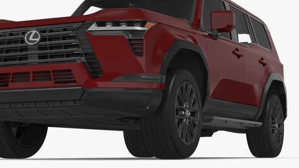 レクサス GX550 SUV プレミアムシンプルインテリア レッド3Dモデル - TurboSquid 2142590