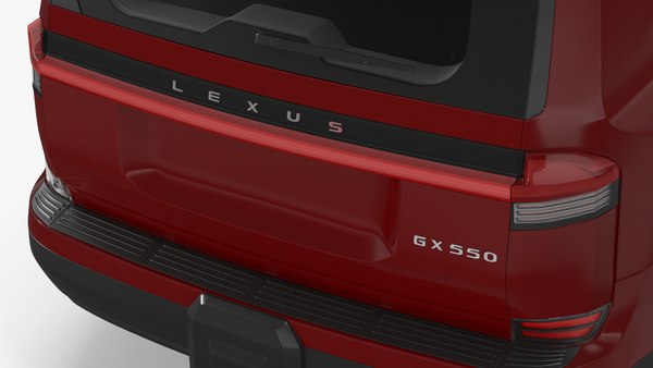 レクサス GX550 SUV プレミアムシンプルインテリア レッド3Dモデル - TurboSquid 2142590