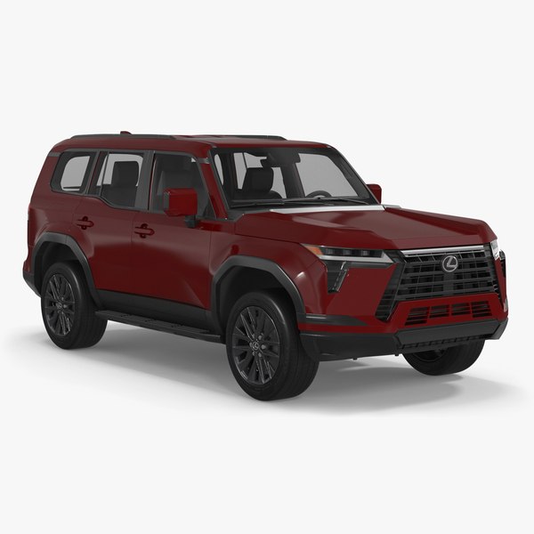 レクサス GX550 SUV プレミアムシンプルインテリア レッド3Dモデル - TurboSquid 2142590