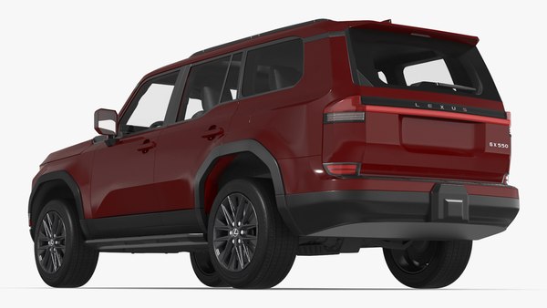 レクサス GX550 SUV プレミアムシンプルインテリア レッド3Dモデル - TurboSquid 2142590