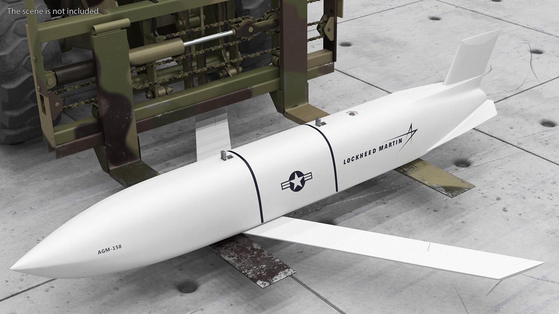 AGM 158 JASSM Flight Model - TurboSquid 1715338