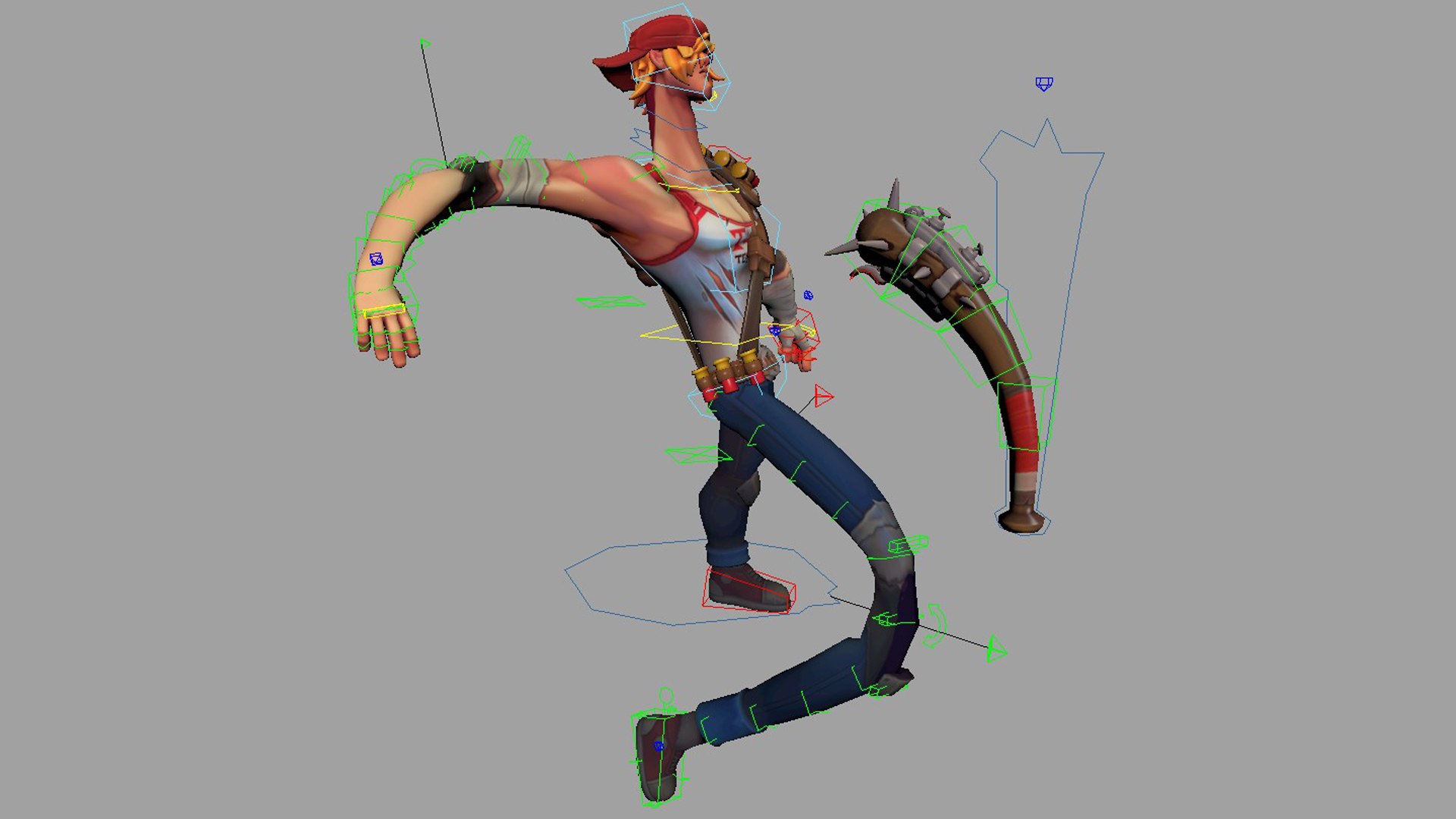 Slugger Anim Rig 3D Model - TurboSquid 2316513