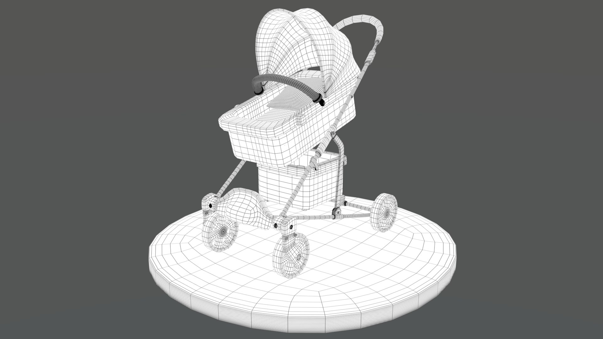 3D StrollerAssetReady - TurboSquid 2100192