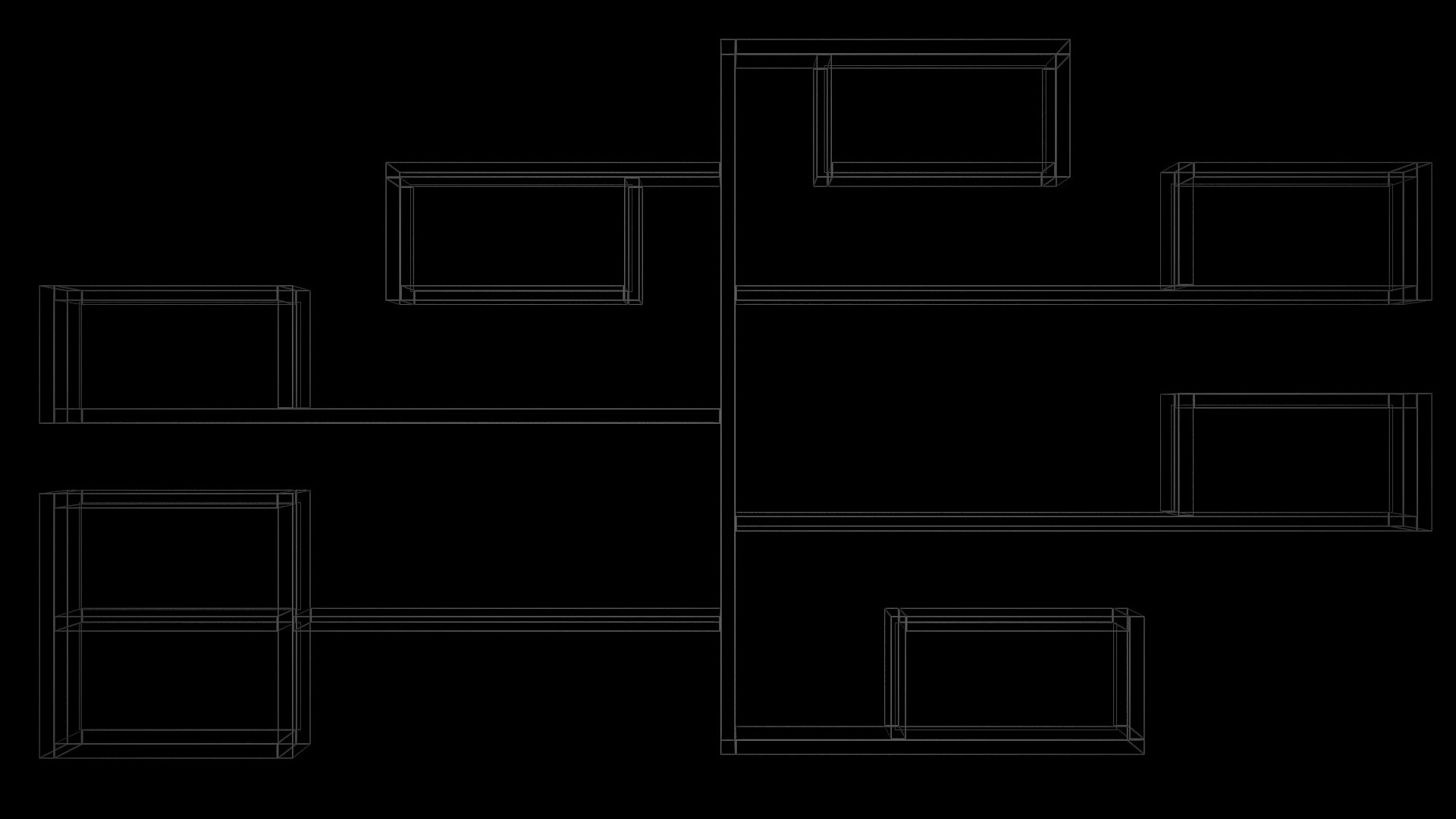 3D Bookshelf Random Boxes - TurboSquid 1868157