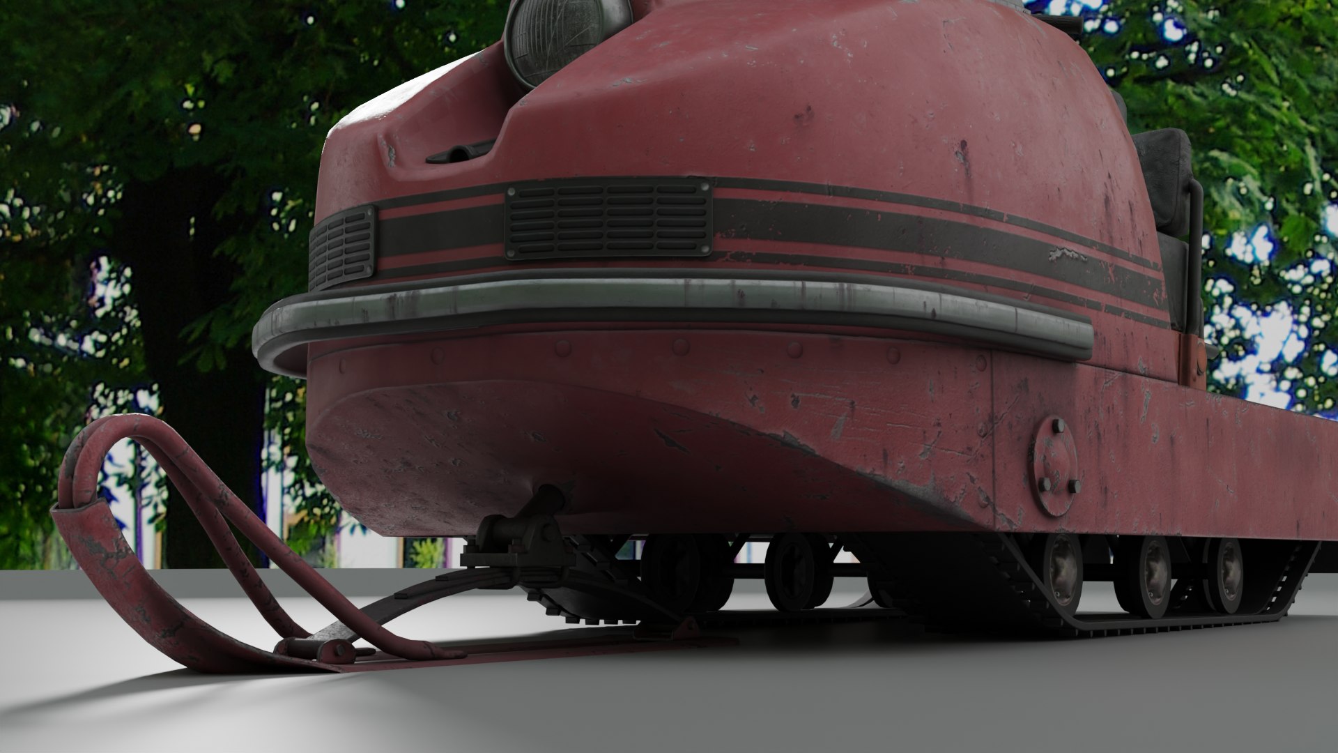 3D Snowmobile PBR 4k Low-poly - TurboSquid 2398813
