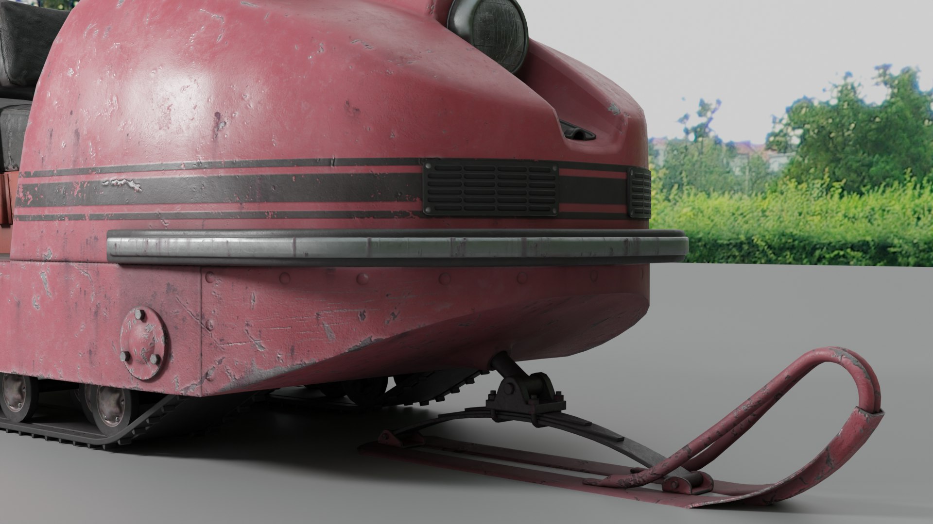 3D Snowmobile PBR 4k Low-poly - TurboSquid 2398813