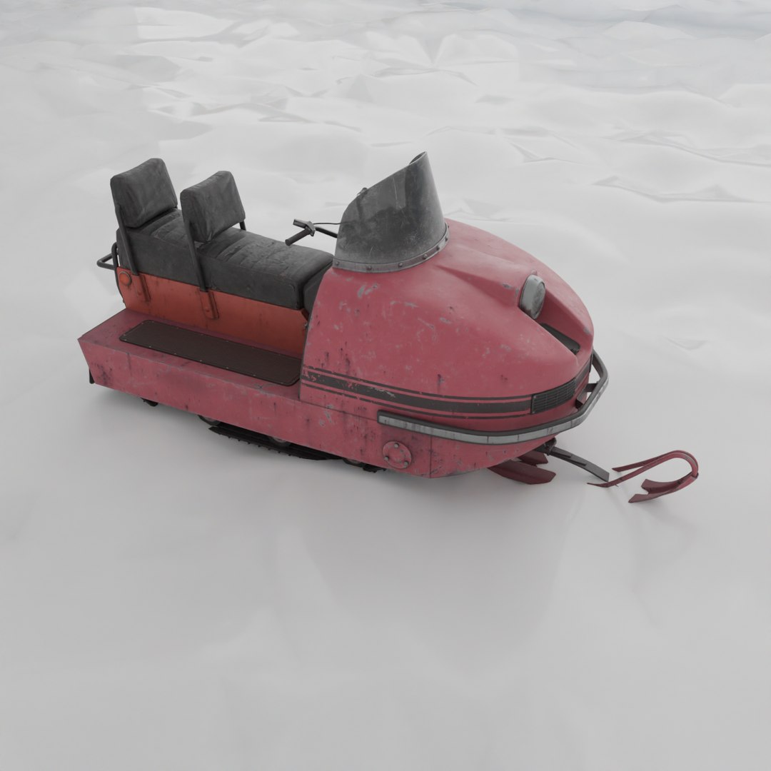 3D Snowmobile PBR 4k Low-poly - TurboSquid 2398813