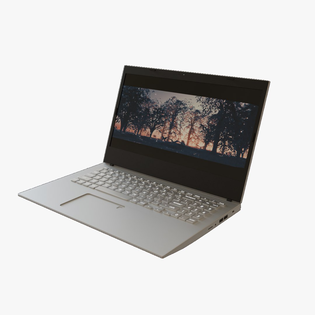 3D Generic Laptop Model - TurboSquid 2199809