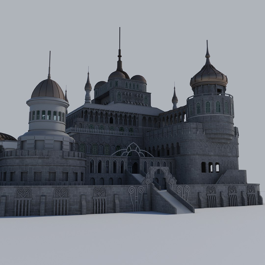 3d Max Palace Science Fiction Fantasy