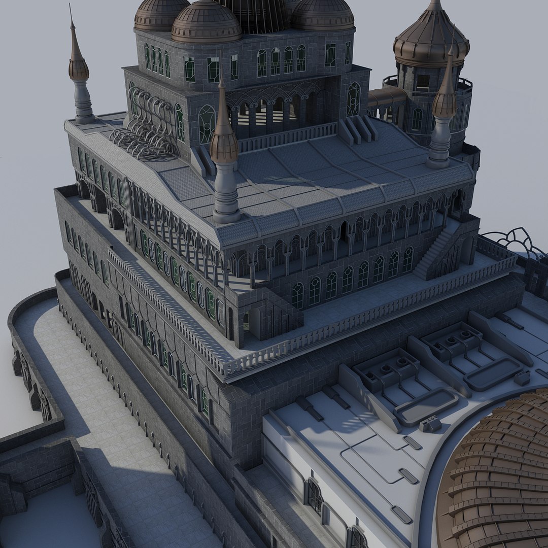 3d Max Palace Science Fiction Fantasy
