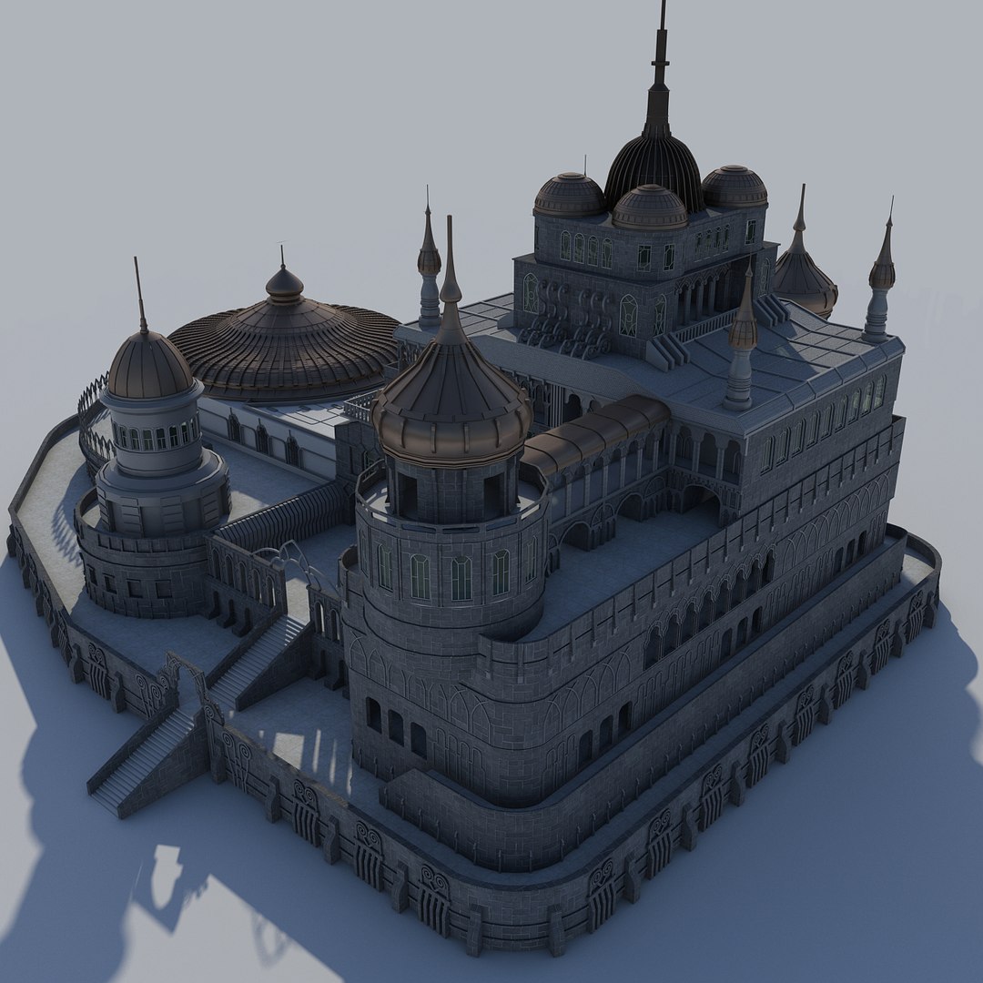 3d Max Palace Science Fiction Fantasy