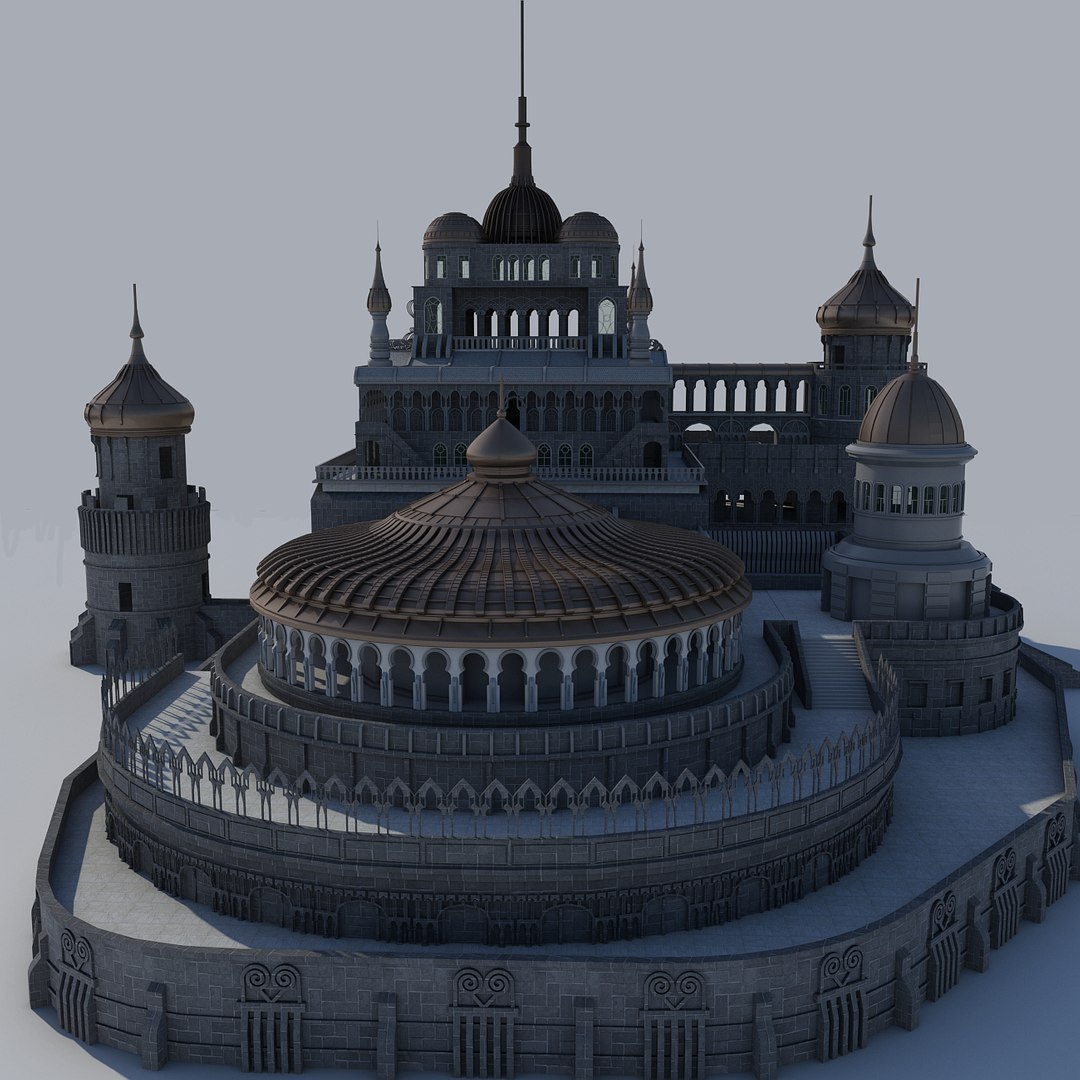 3d Max Palace Science Fiction Fantasy