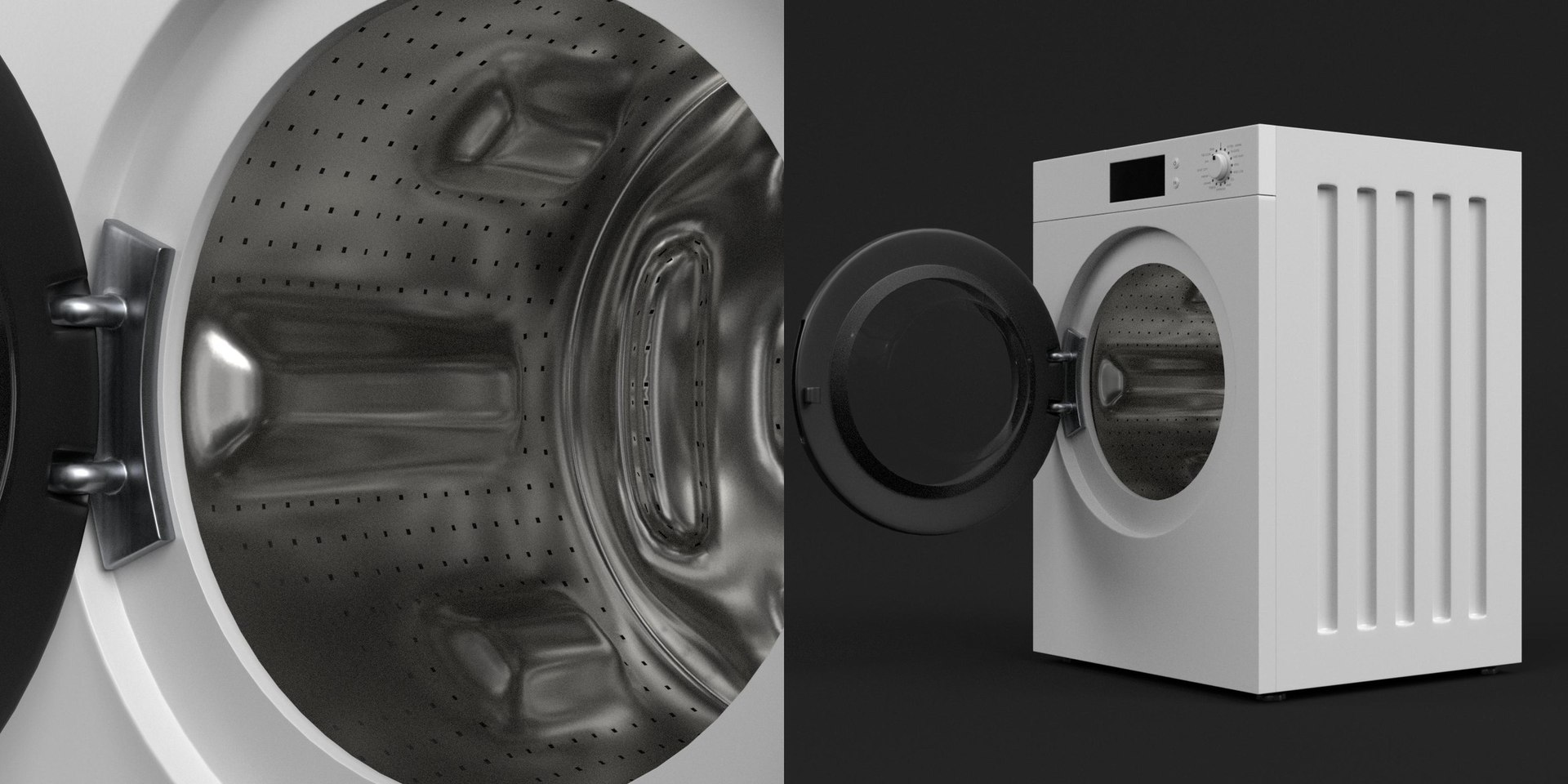Washing Machine 3D Model - TurboSquid 1988888