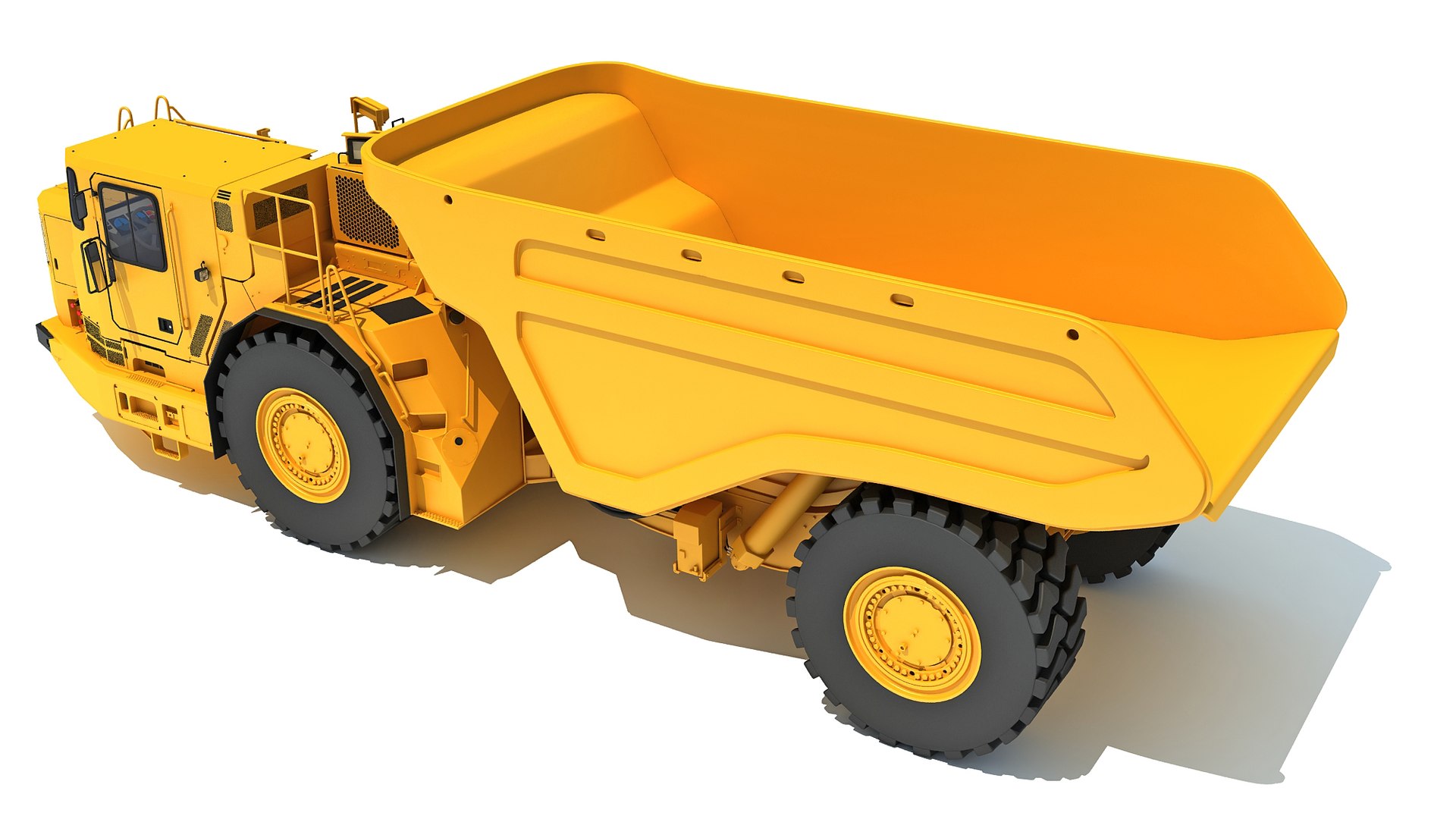 Underground Articulated Mining Truck 3D Model - TurboSquid 2150802