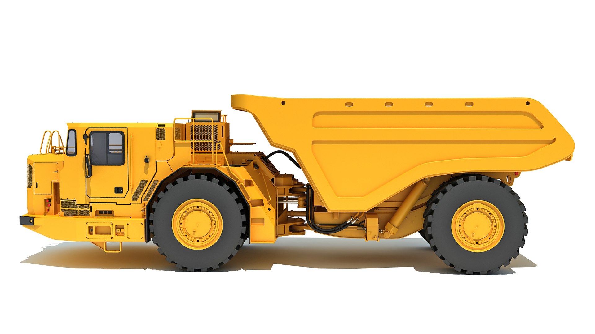 Underground Articulated Mining Truck 3D model - TurboSquid 2150802
