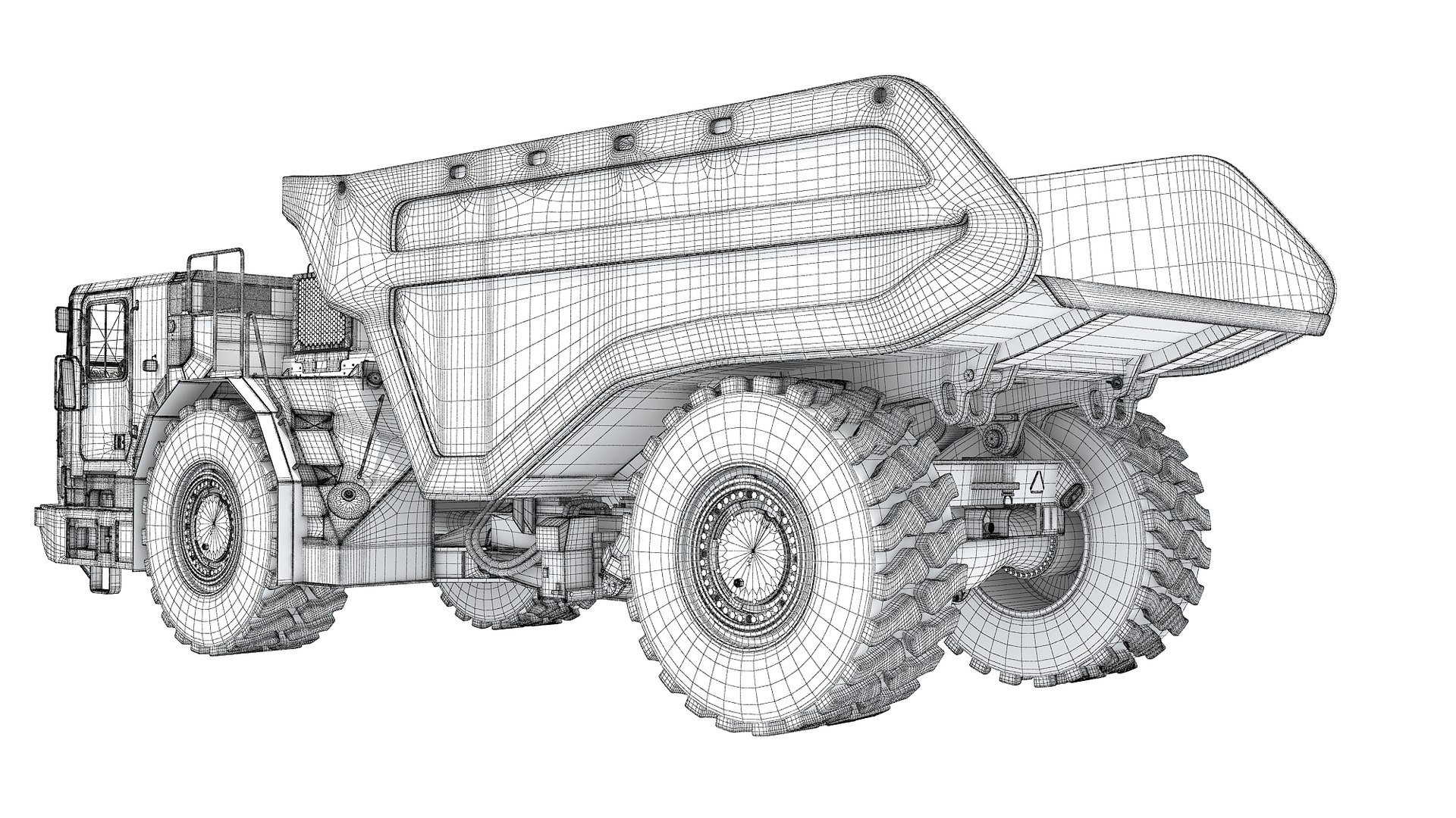 Underground Articulated Mining Truck 3D Model - TurboSquid 2150802