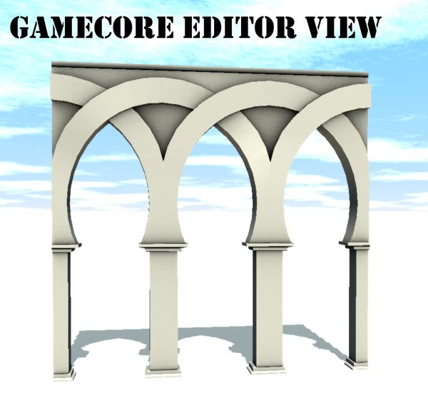 arch architecture 3d model
