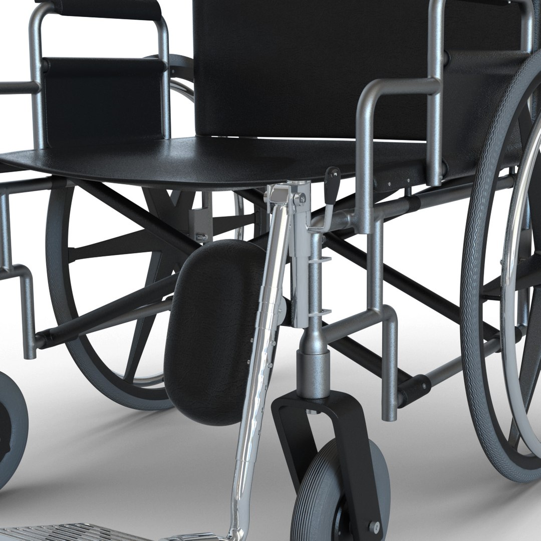 Wheelchair Chair Wheel 3d Model