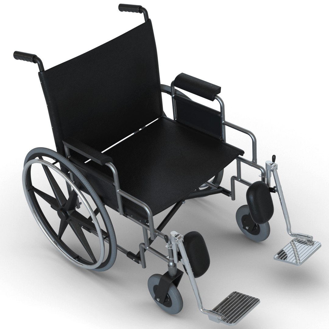Wheelchair Chair Wheel 3d Model