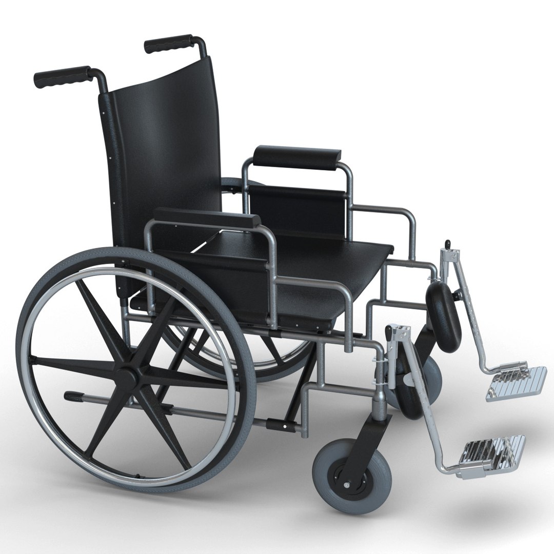 Wheelchair Chair Wheel 3d Model