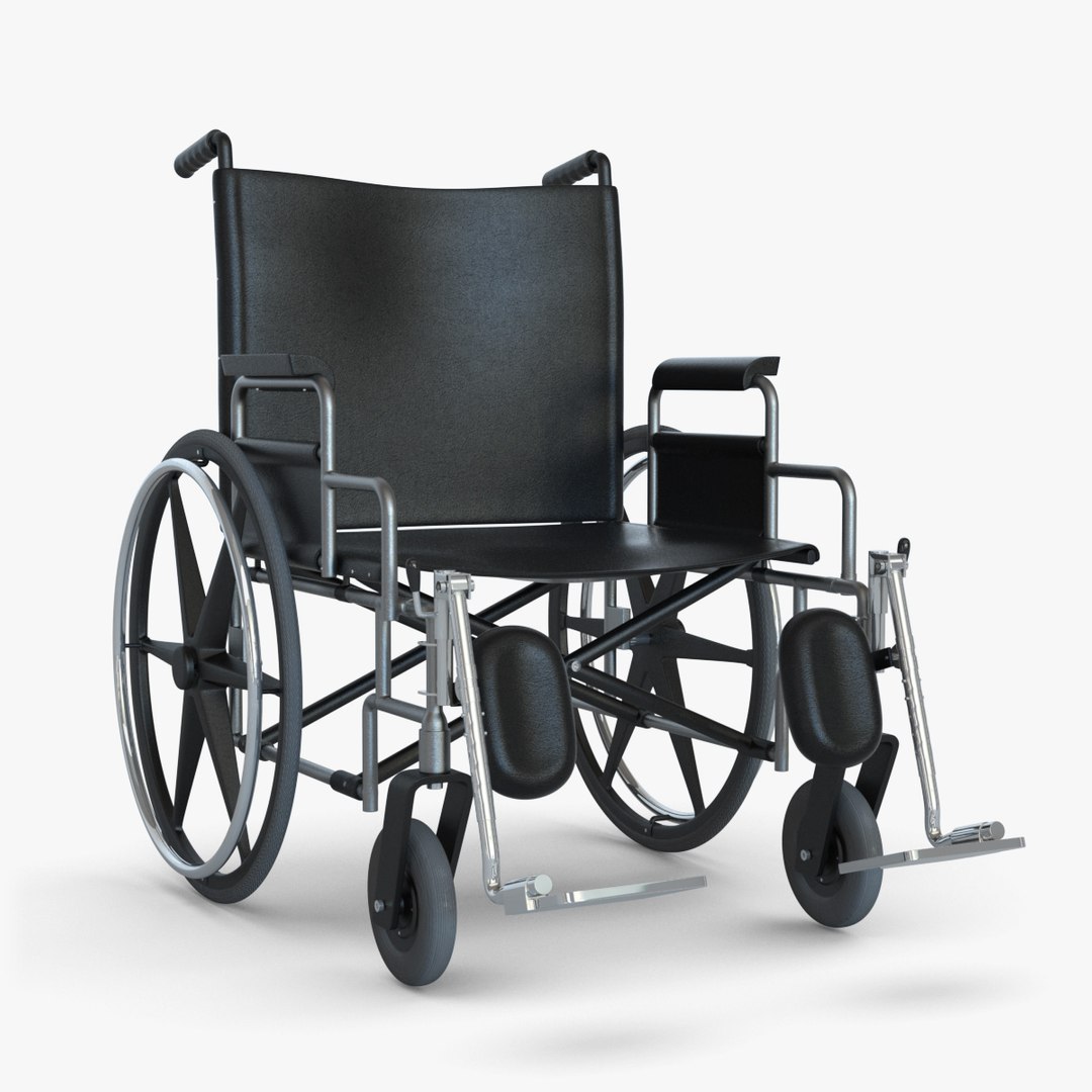Wheelchair Chair Wheel 3d Model