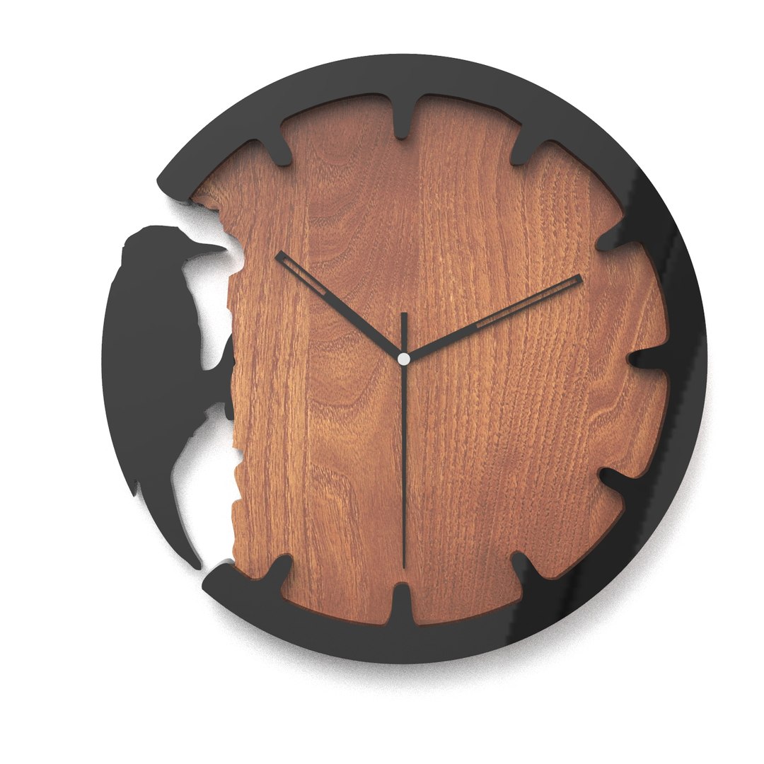 3D wall clock model - TurboSquid 1534489