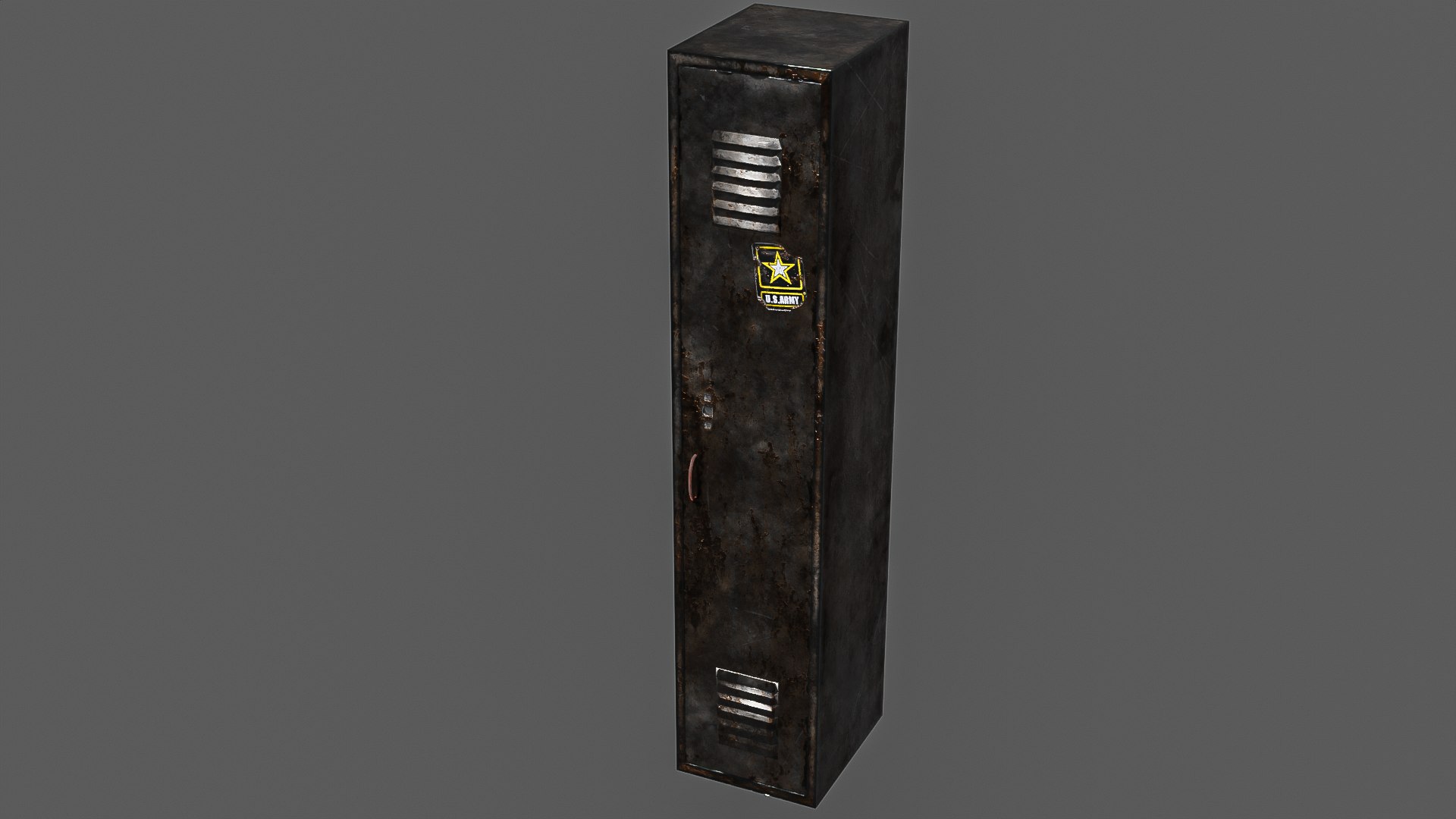 Game Ready Metal Locker 3D model - TurboSquid 2093911